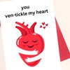 Funny Anatomical Heart Printable Valentine's Day Card, Digital Download ...