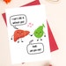 Funny Liver/gallbladder Valentine's Day Card, Clever Card for Medical ...