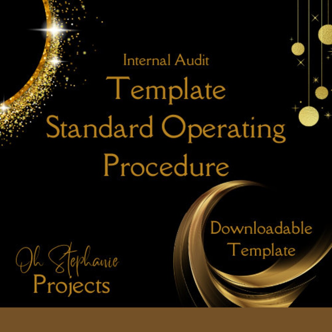 Standard Operating Procedure Internal Audit - Etsy