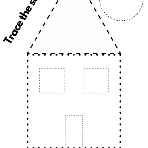 Shapes Printable Worksheet - Etsy