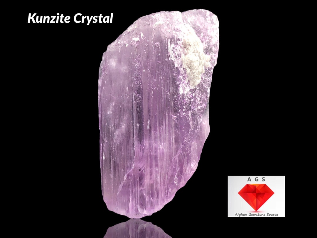 635 Ct Purple Color Kunzite Crystal From Afghanistan. - Etsy