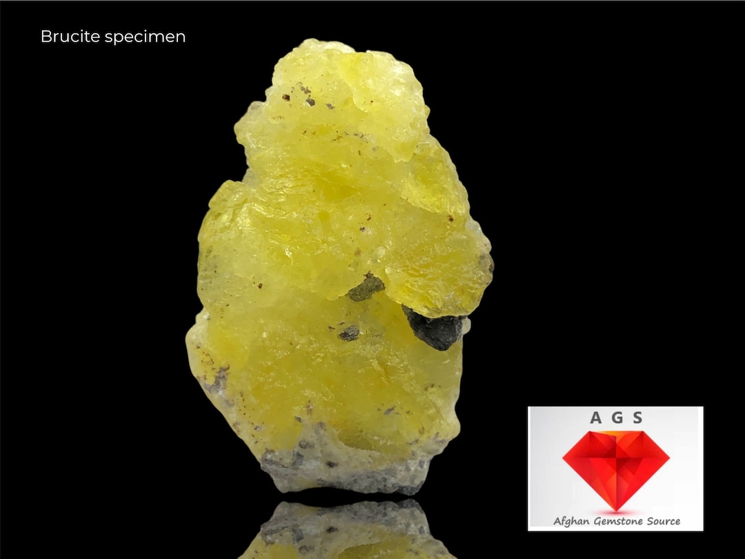 28ct Rare Yellow Brucite Specimen From Balochistan Pakistan. - Etsy