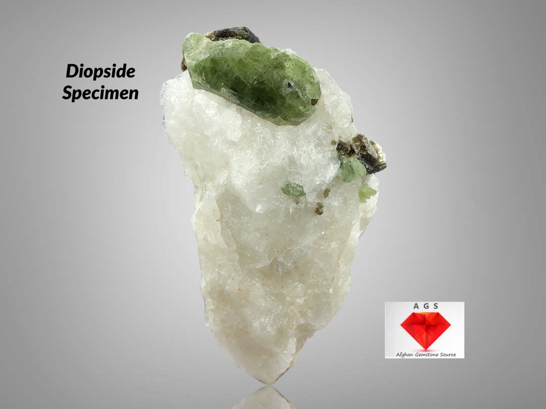 493 Ct Diopside Specimen From Badakhshan, Afghanistan. - Etsy