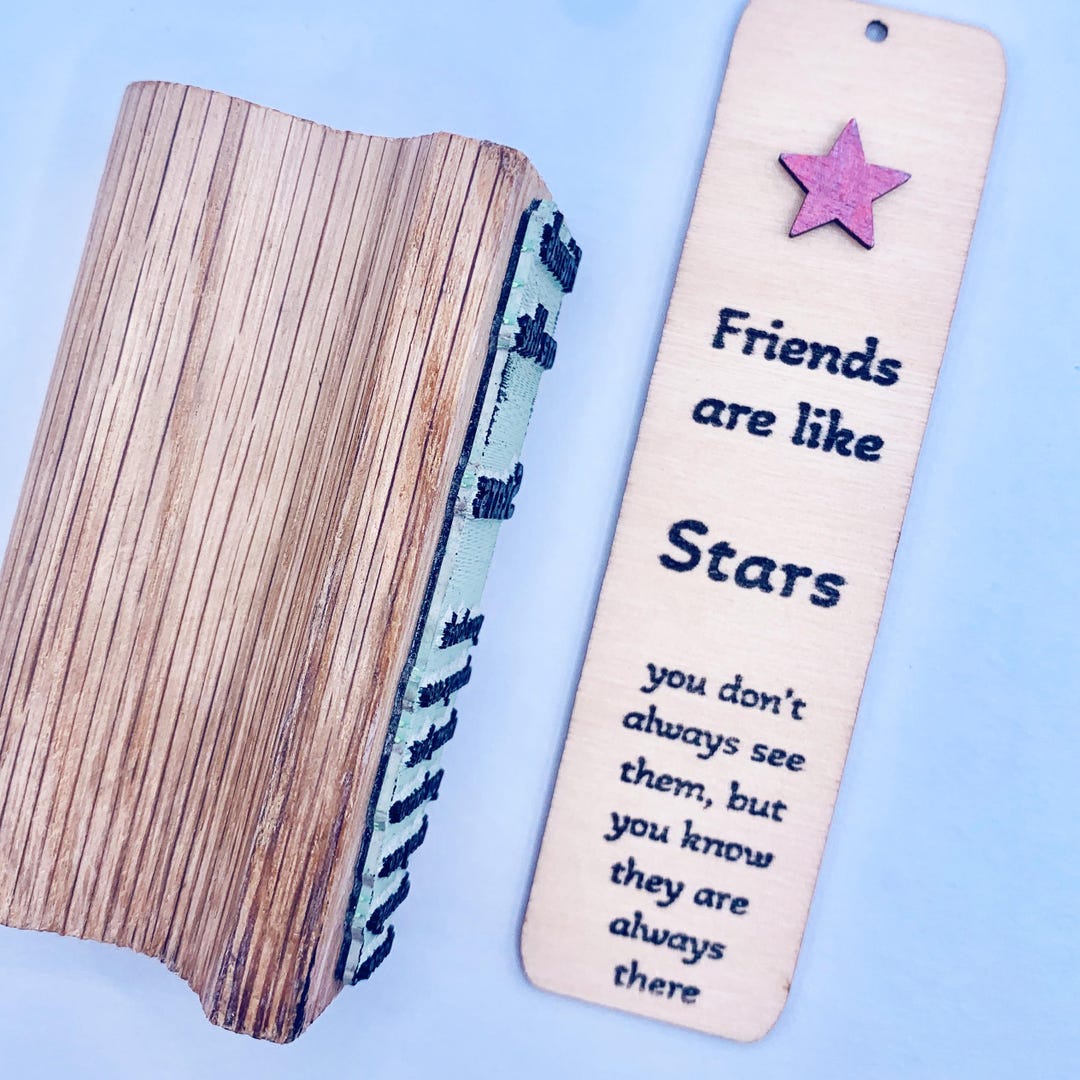 20 X Wooden, Bookmark, Personalised, Family, Baby Shower, Gift For ...