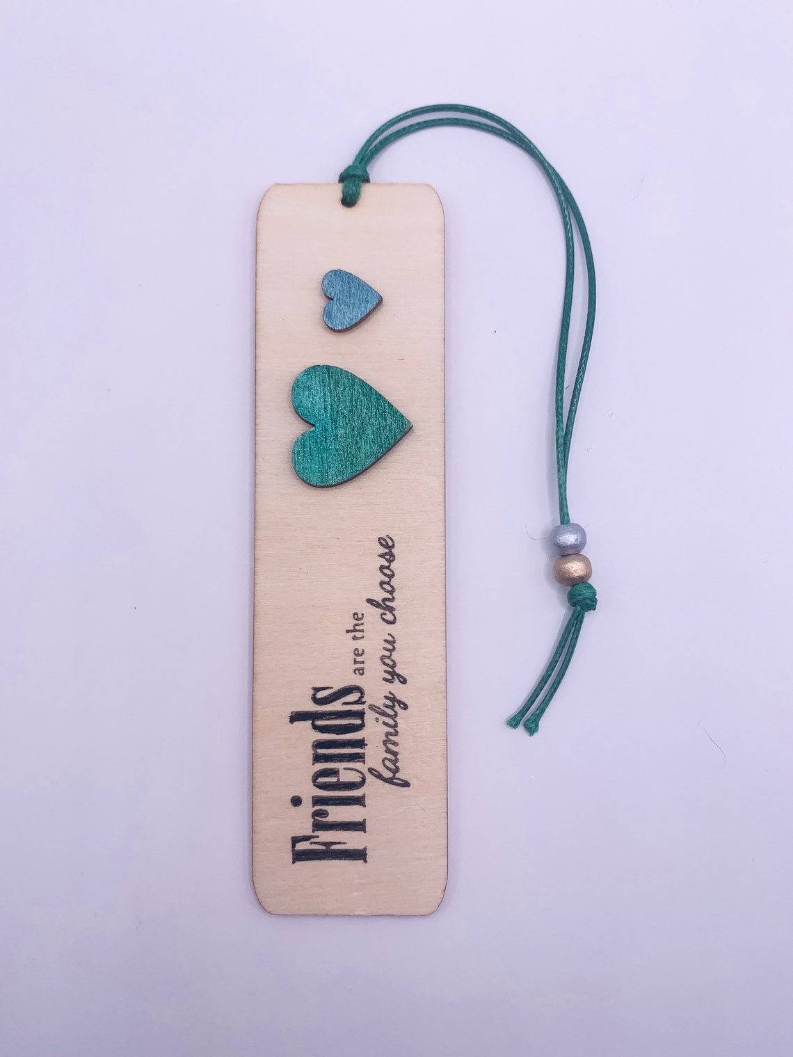 Wooden, Bookmark, Natural, Personalised, Family, Friendship, Best ...