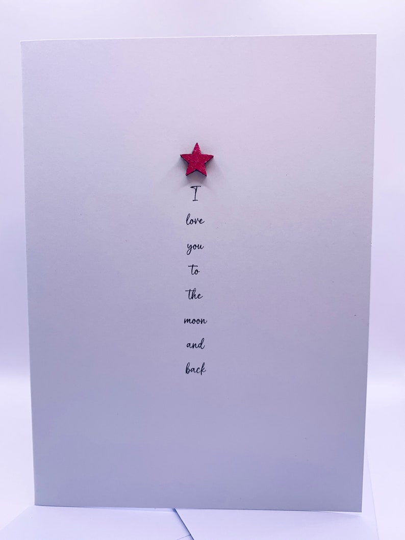 Love You to the Moon | Greeting Card | Valentine | Natural Products ...