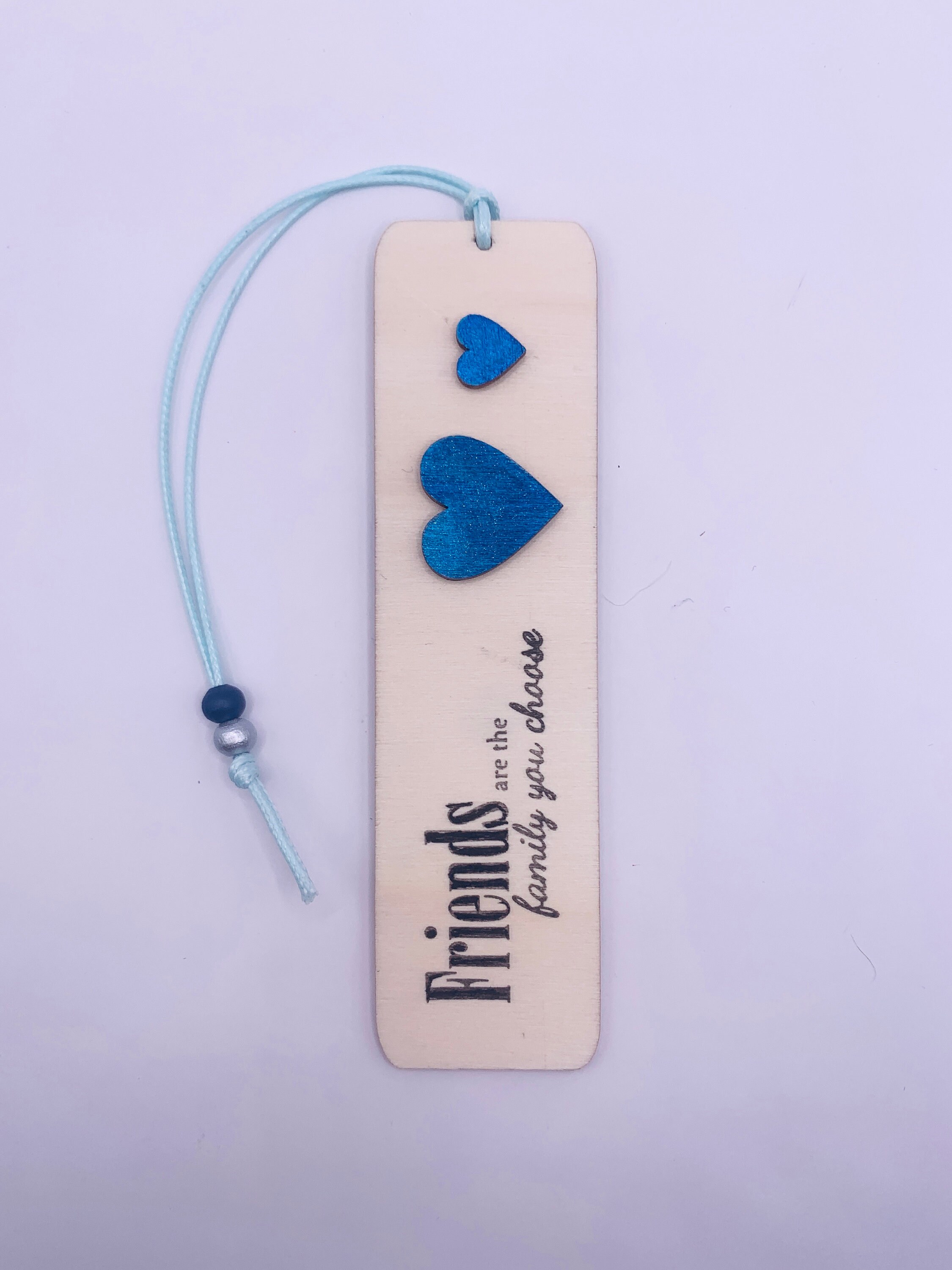 Wooden, Bookmark, Natural, Personalised, Family, Friendship, Best ...