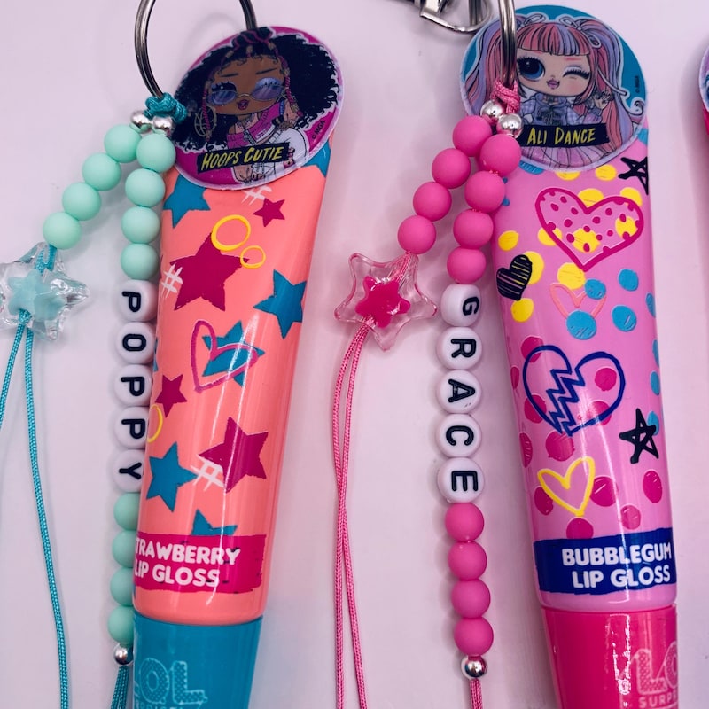 Pink Lips Charms - Etsy UK