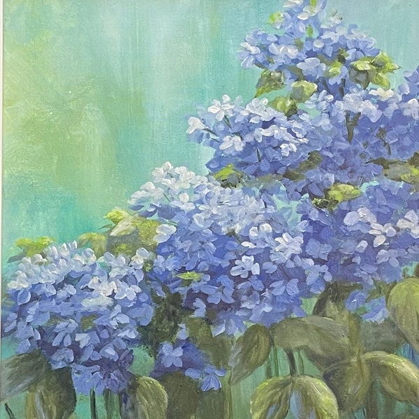 Hydrangea Painting - Etsy