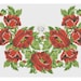 Roses Cross Stitch PDF. Instant Download. Vintage Counted Cross Stitch ...