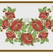 Roses Cross Stitch PDF. Instant Download. Vintage Counted Cross Stitch ...