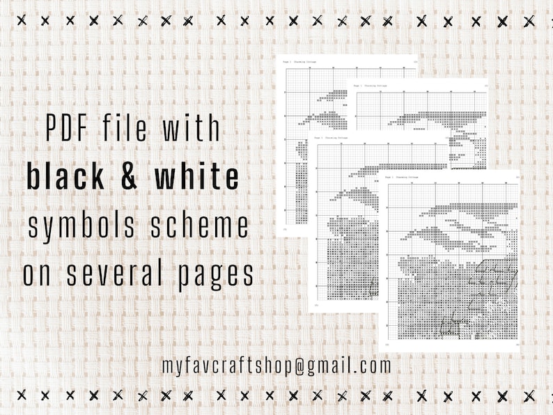 Hydrangea Cross Stitch PDF. Instant Download. Vintage Counted Cross ...