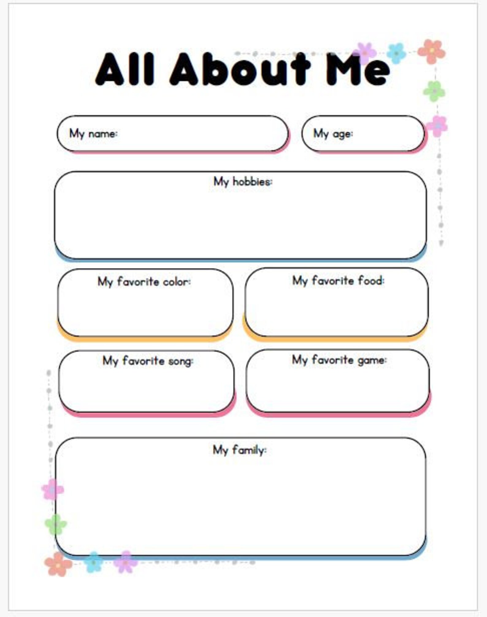 62 Page Kids Affirmation Book | Digital Download - Etsy