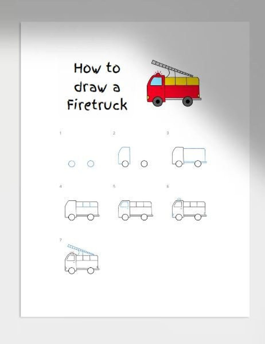 How to Draw: Vehicles - Etsy