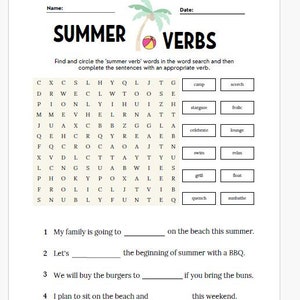 Summer Workbook for Kids | Printable Activity Book | Fun & Educational ...