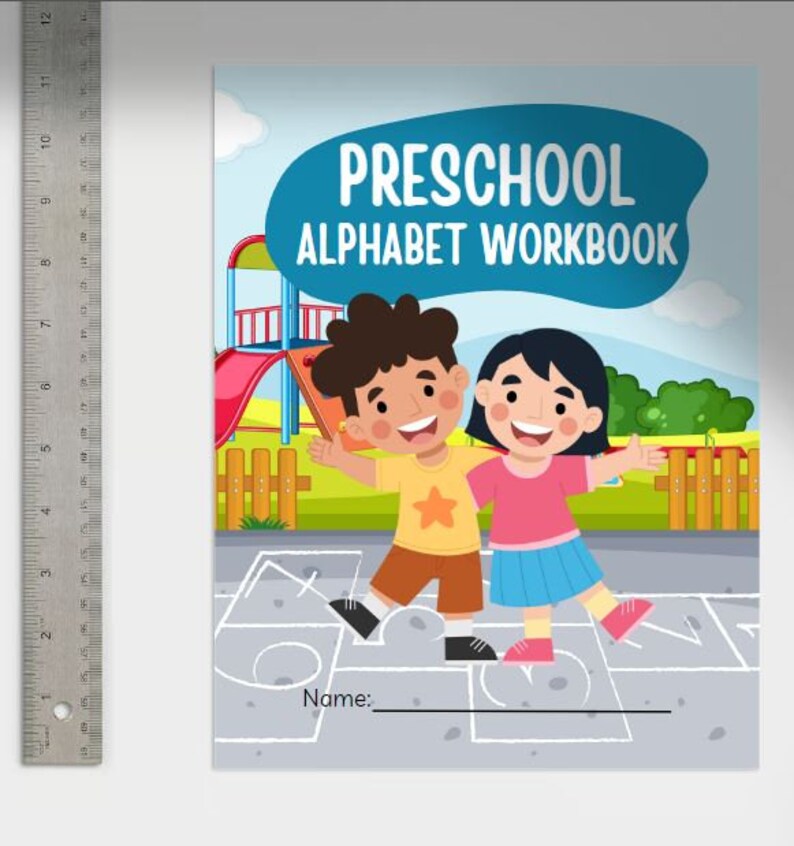 Preschool Alphabet Workbook - Etsy