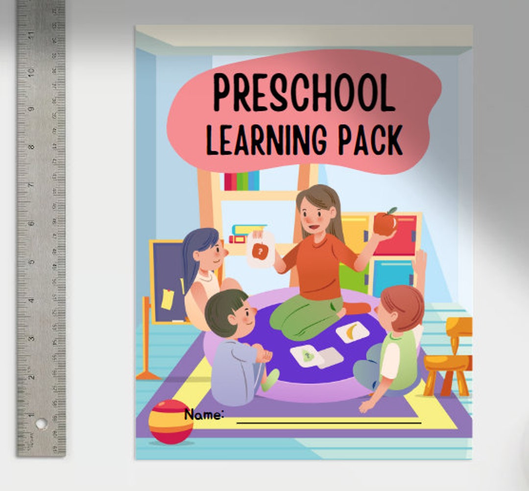 Preschool Learning Workbook - Etsy