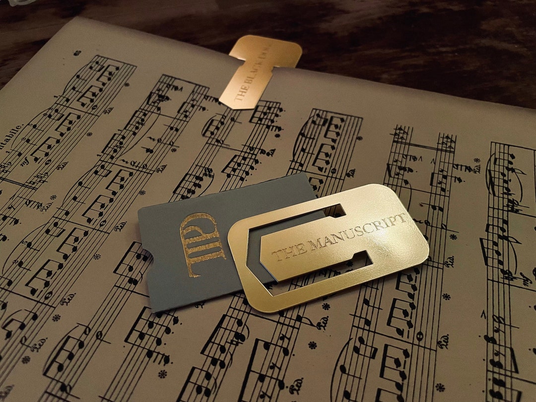 The Manuscript Brass Bookmark TS11 the Tortured Poets Department TTPD ...