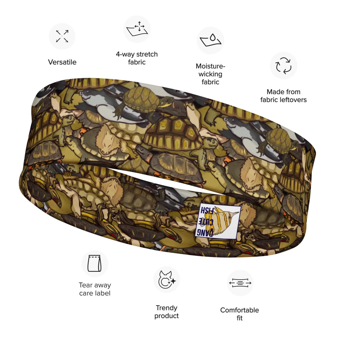 Turtle and Tortoise Headband, Reptile Gift, Herpetologist, Reptile ...