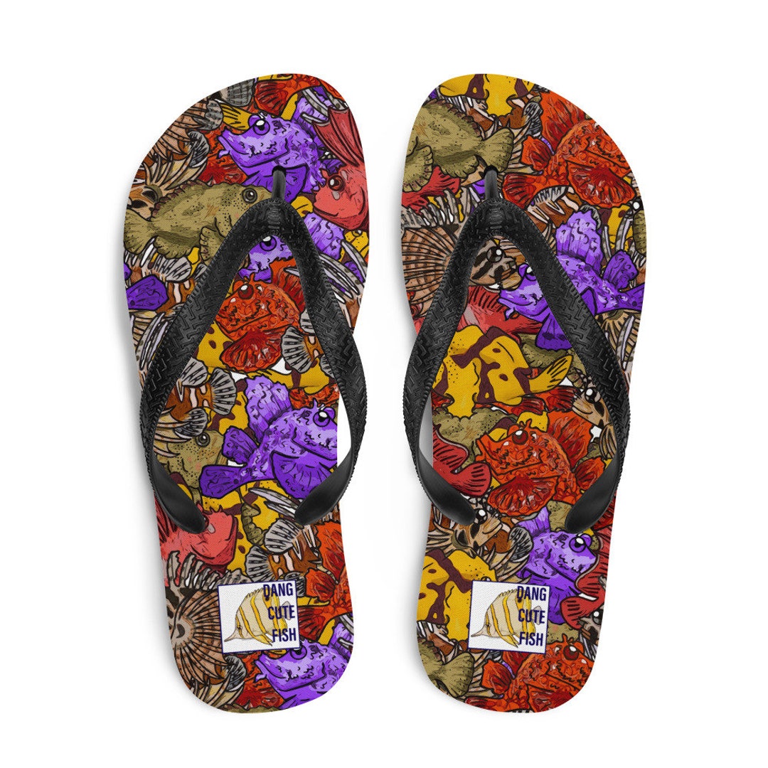 Little Predator Flip Flops, Flip-flops, Frogfish, Leaf Fish ...
