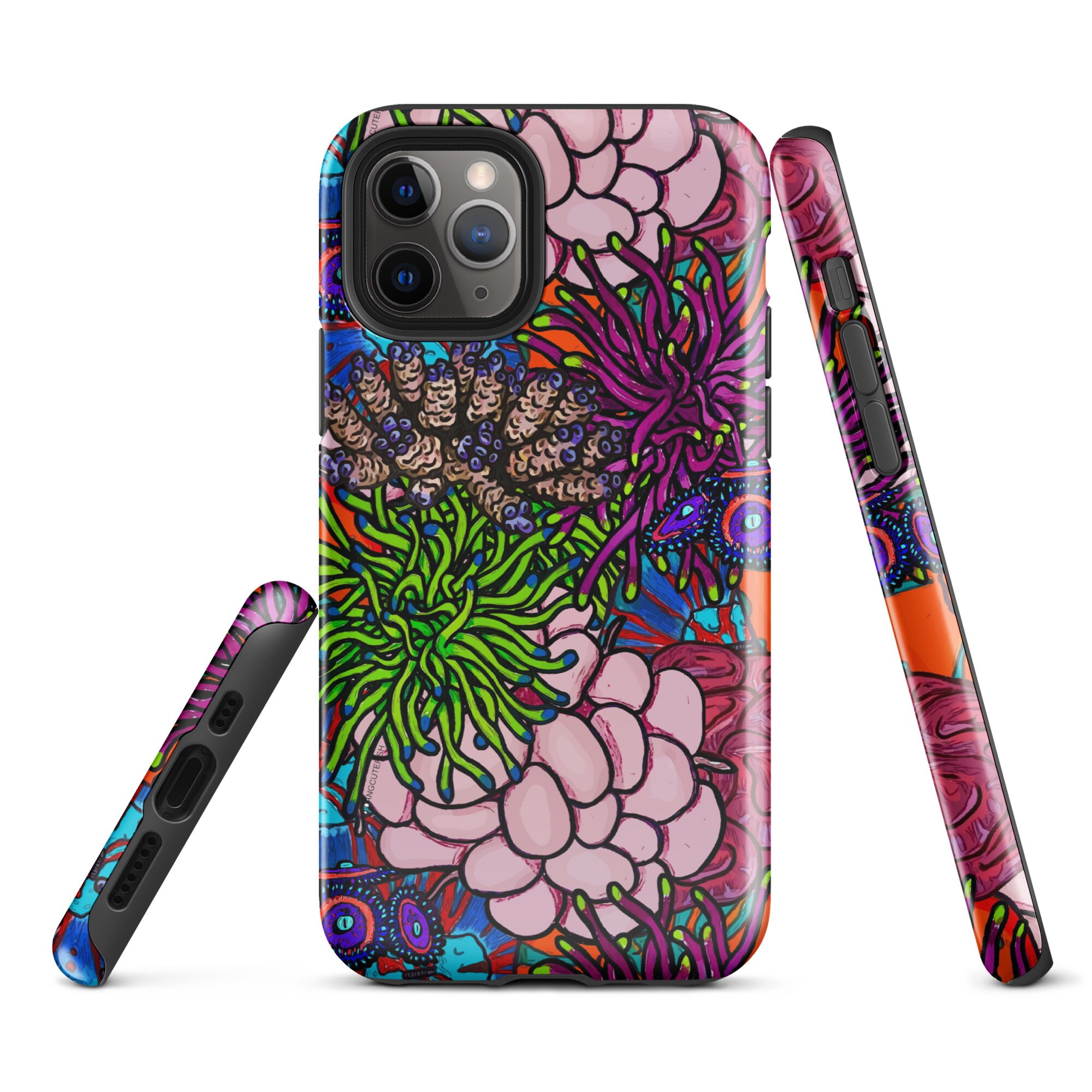 Coral Phone Case, Tough Case for Iphone®, Torch Coral, Brain Coral ...