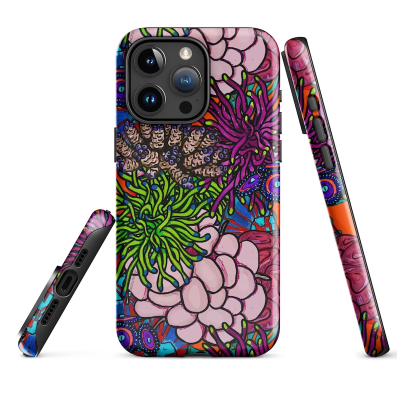 Coral Phone Case, Tough Case for Iphone®, Torch Coral, Brain Coral ...