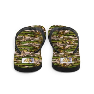 Largemouth Bass Flip Flops, Flip-flops, Gift, Lake Fish - Etsy