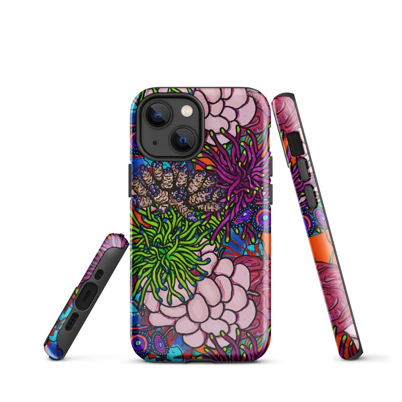 Coral Phone Case, Tough Case for Iphone®, Torch Coral, Brain Coral ...