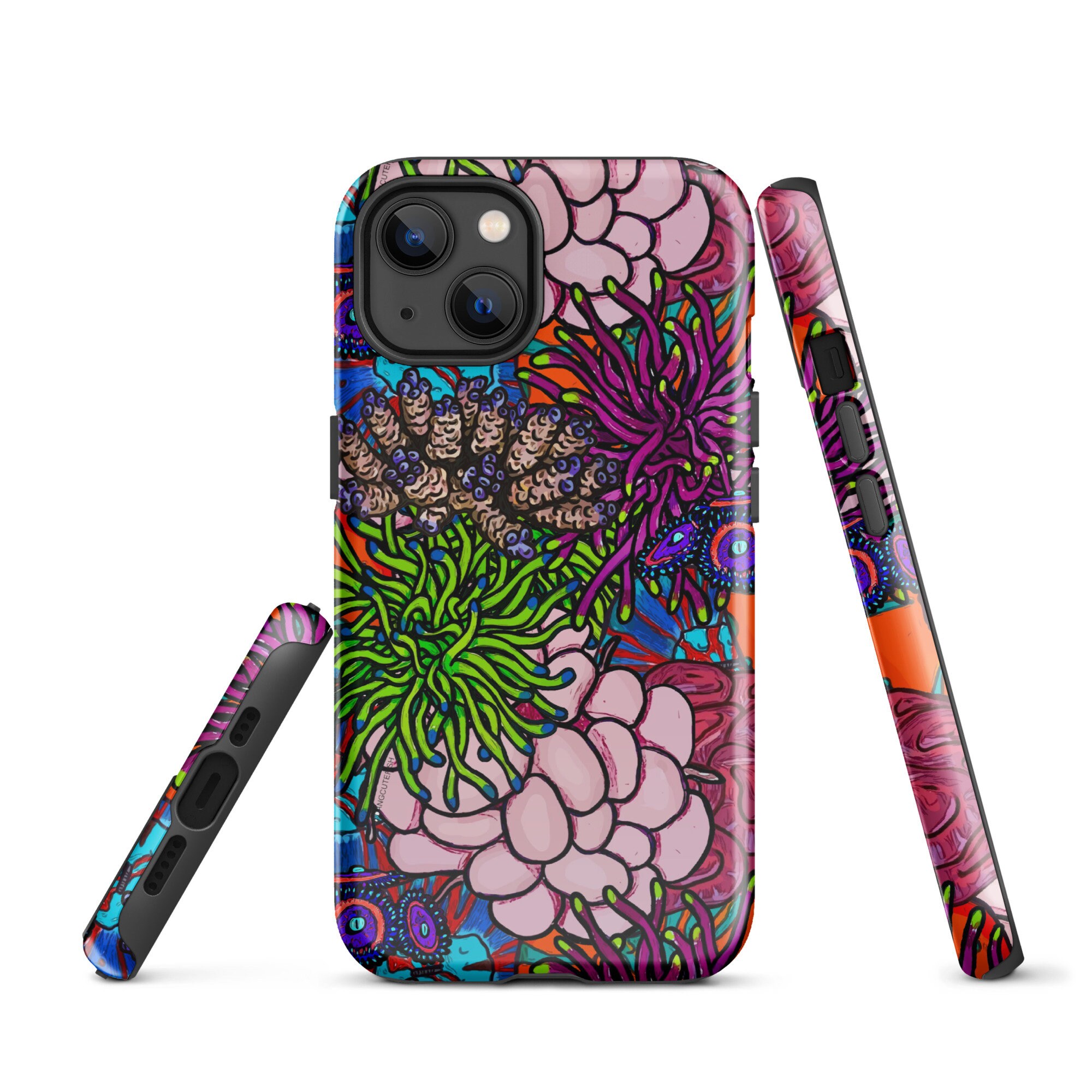 Coral Phone Case, Tough Case for Iphone®, Torch Coral, Brain Coral ...
