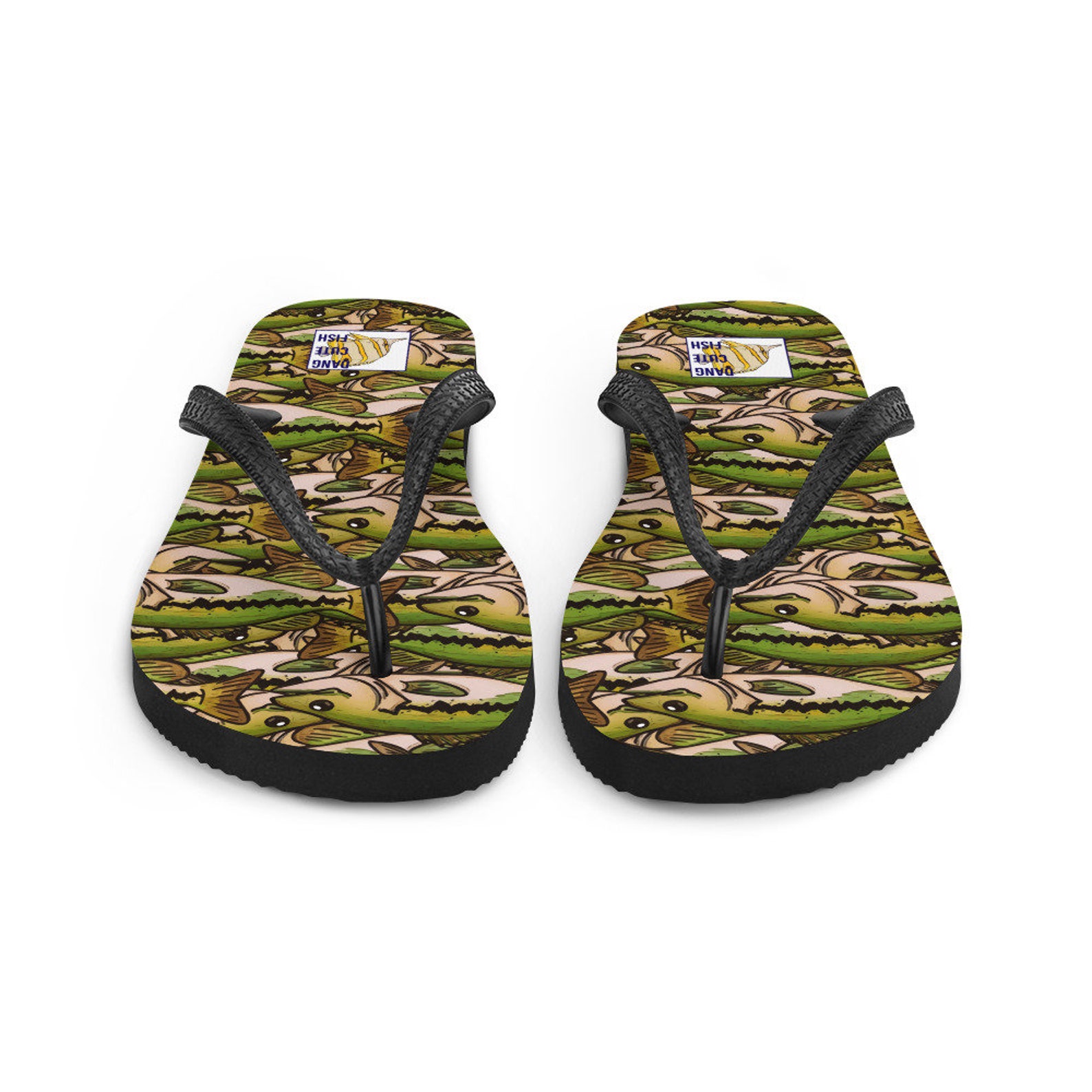 Largemouth Bass Flip Flops, Flip-flops, Gift, Lake Fish - Etsy