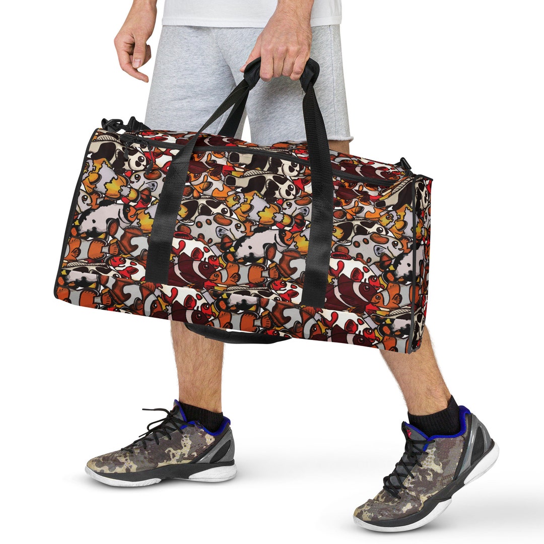 Clownfish Duffle Bag, Anemonefish Bag, Designer Clownfish, Gym Bag - Etsy