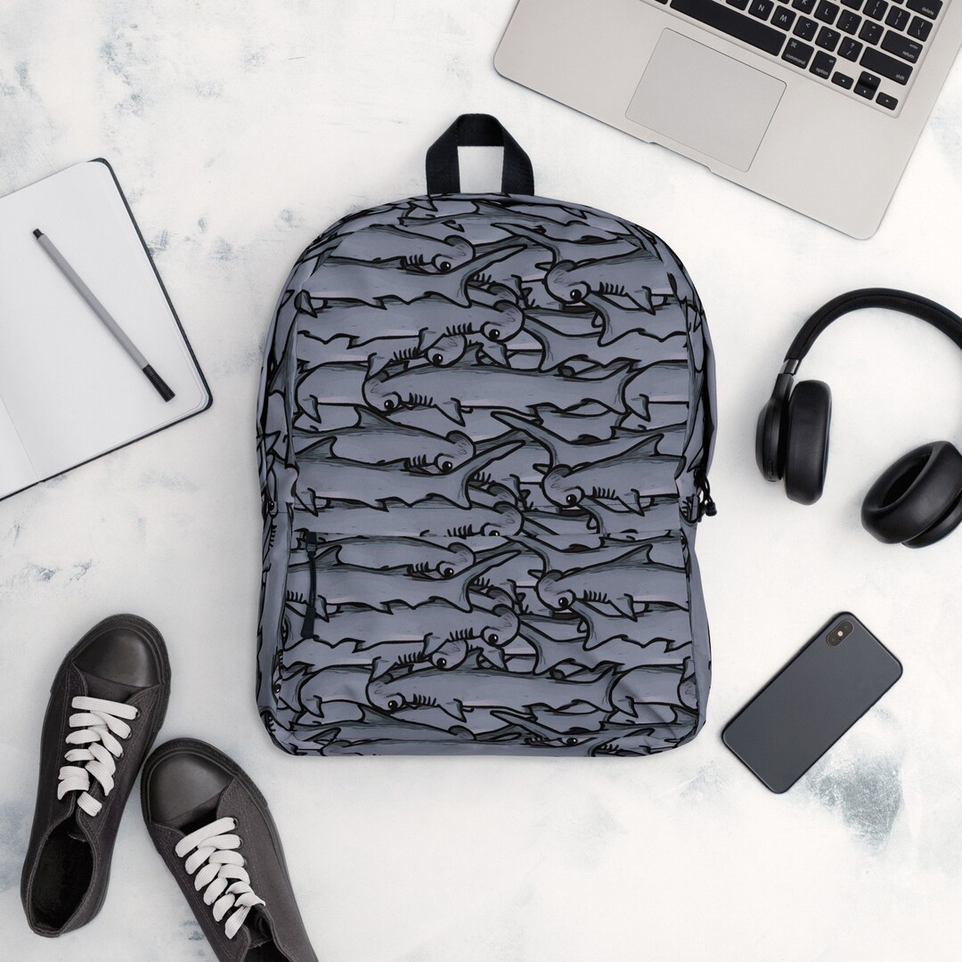 Bonnethead Shark Backpack, Elasmobranch Back Pack, Gift for Shark ...