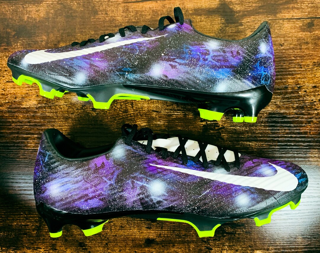 Custom Galaxy Football/soccer/baseball Cleats - Etsy