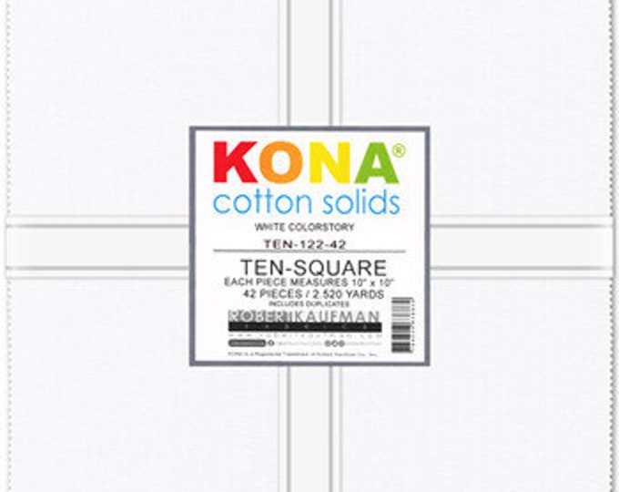 Kona Solid Layer Cake White - Etsy