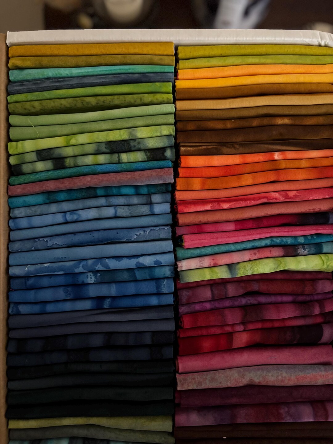 Display Box of Bali Landscape 70 Piece Fat Quarters - Etsy
