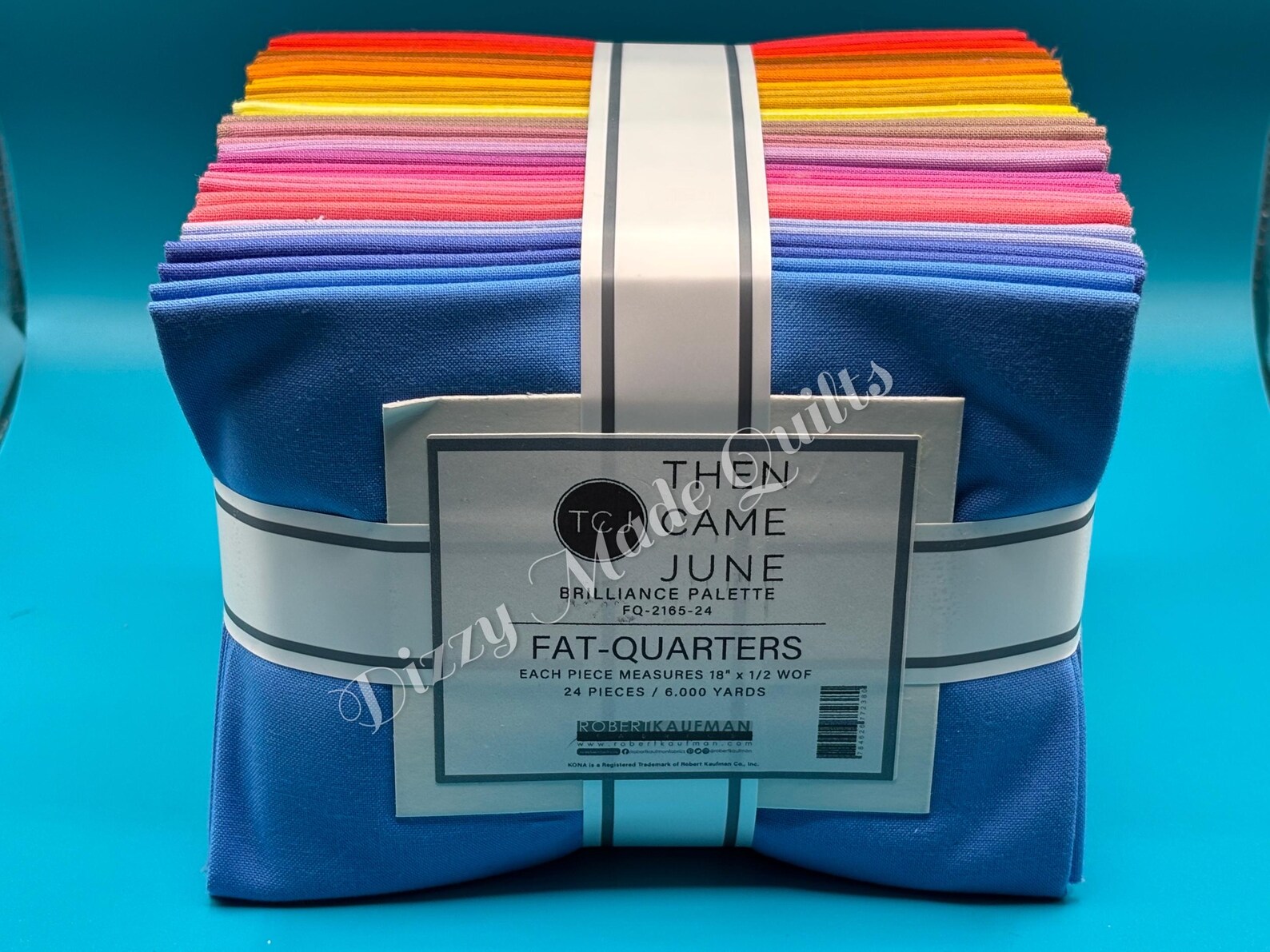 Then Came June Kona Cotton Solids Brilliance Palette 24 Fat Quarters ...