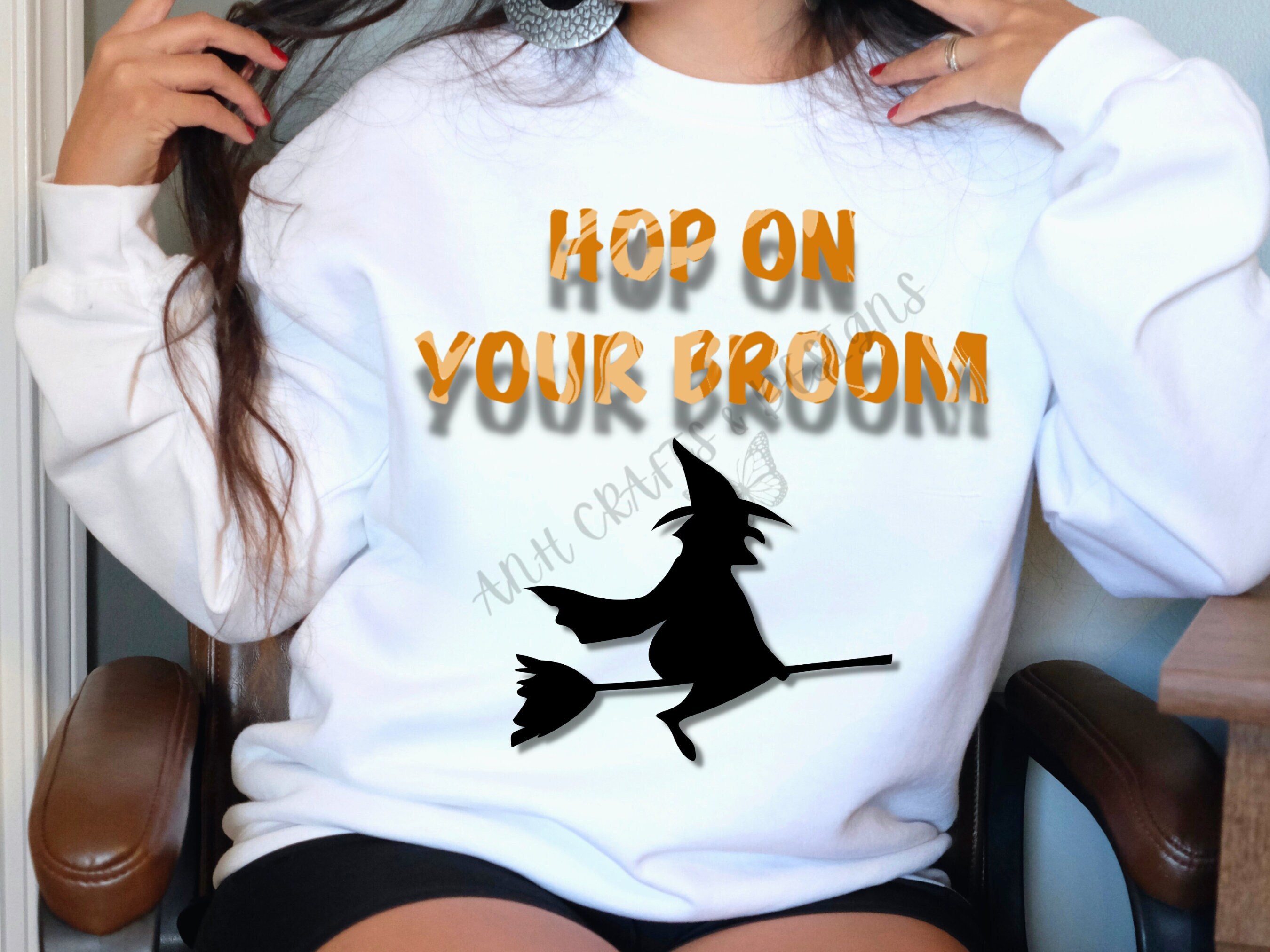 Hop on Your Broom PNG, Hop on Your Broom, Halloween, Halloween Png ...