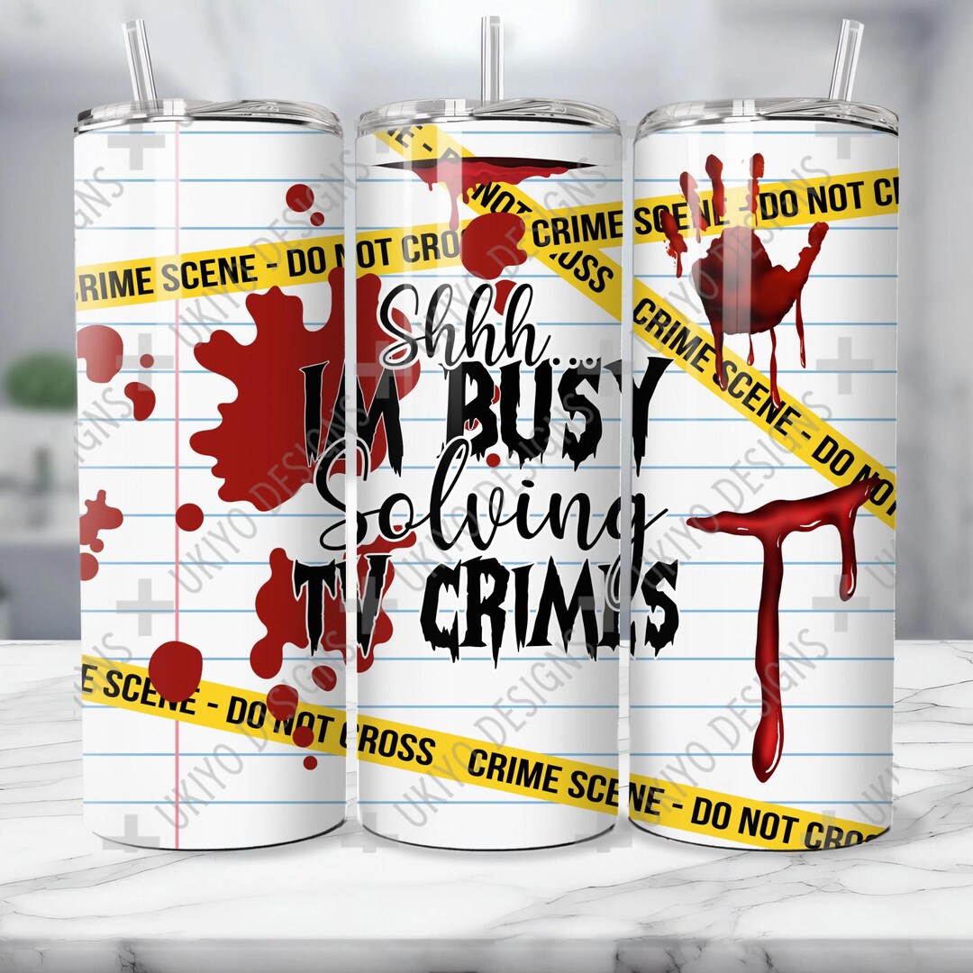 True Crime Lover, Crime Scene, Horror Lover, Forensic 20oz Skinny ...