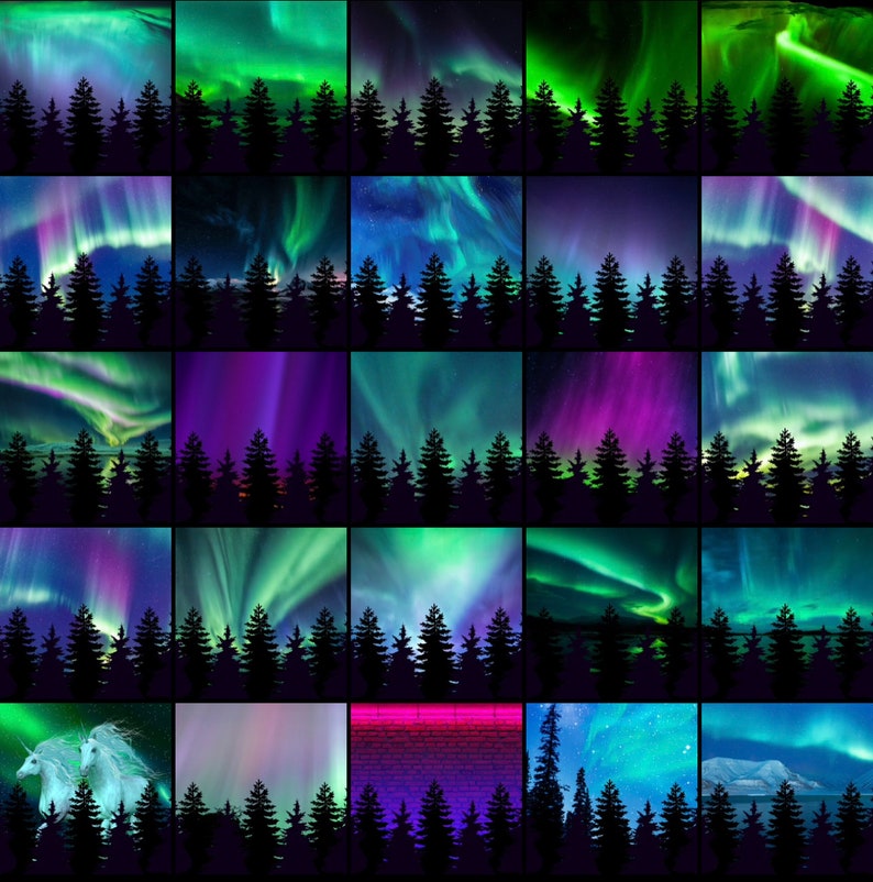 Northern Lights, Aurora Borealis, Aurora Australis Celestial Starry ...