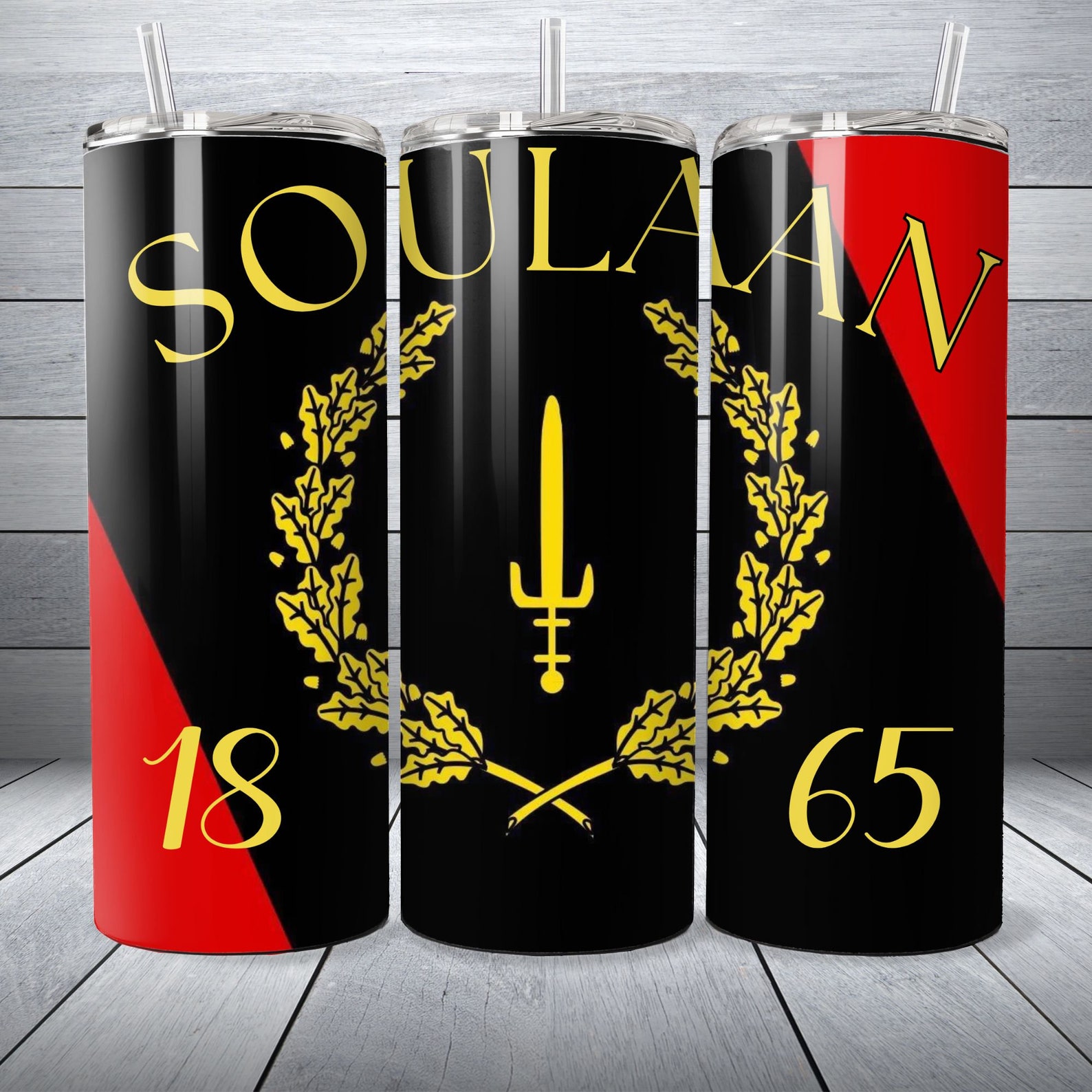 Soulaan Flag Tumbler Wrap, the Black American Heritage Flag, 20oz ...
