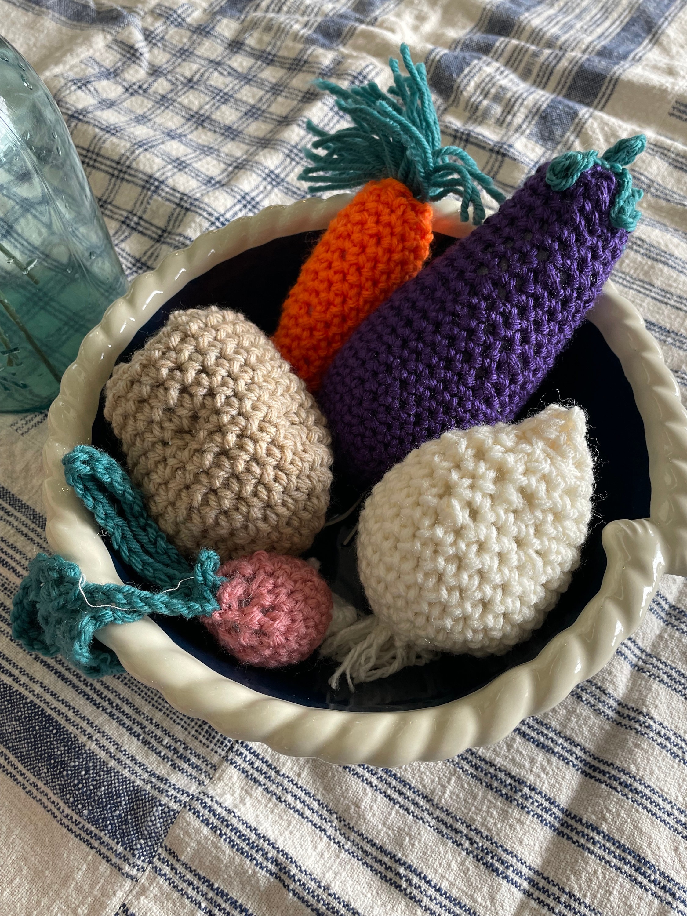 Handmade Crochet Vegetables, Amigurumi Veggies for Play Kitchen - Etsy