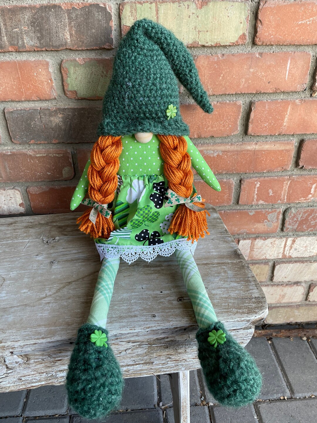 Handmade Moira the Gnome for St Patrick’s Day Decor - Etsy