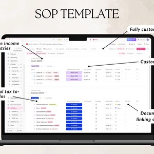 Clickup Bookkeeping Planner for Small Business Digital Bookkeeper ...