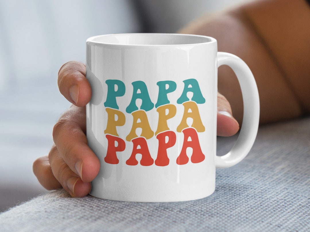 Retro Papa Mug, Papa Gift, Papa Coffee Mug, Papa Birthday Gift, Papa ...
