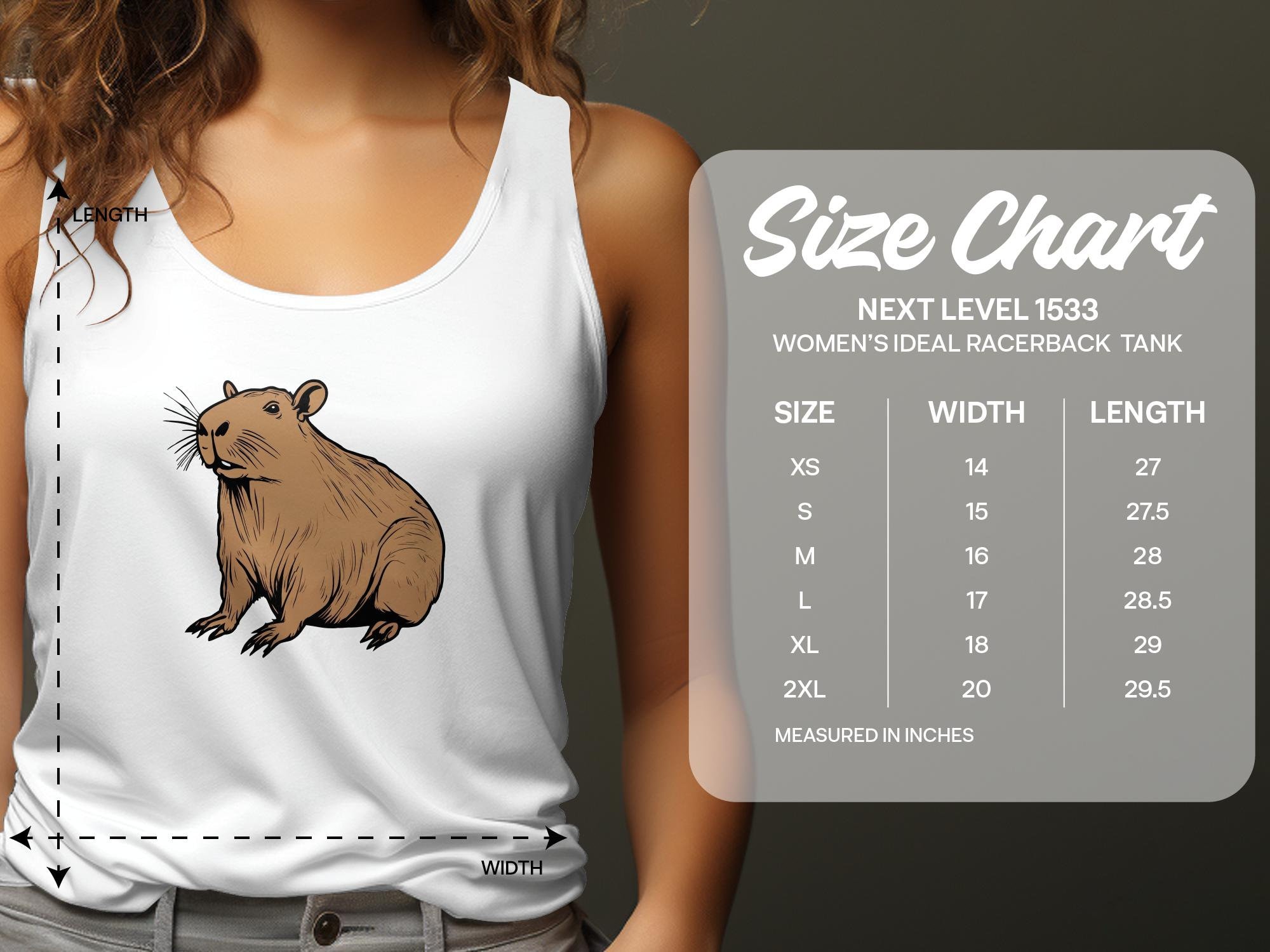 Cute Capybara Top Capybara Tank Top Capybara Shirt Rodent - Etsy