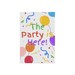 The Party is Here Banner Porch Garden Flag, Yard Decor Boho Modern ...