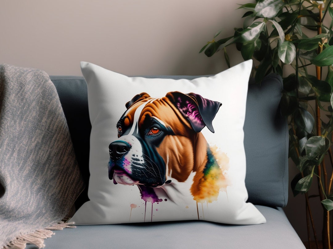 Boxer Pillow Cover, Boxer Home Decoration Throw Pillowcase, Boxer ...