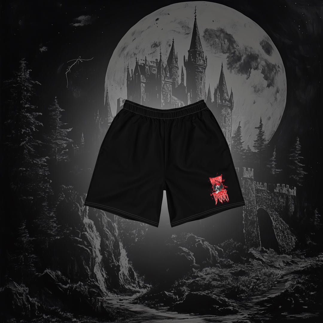 Gothic Gargoyle Athletic Shorts by Great Wicked Dark - Etsy