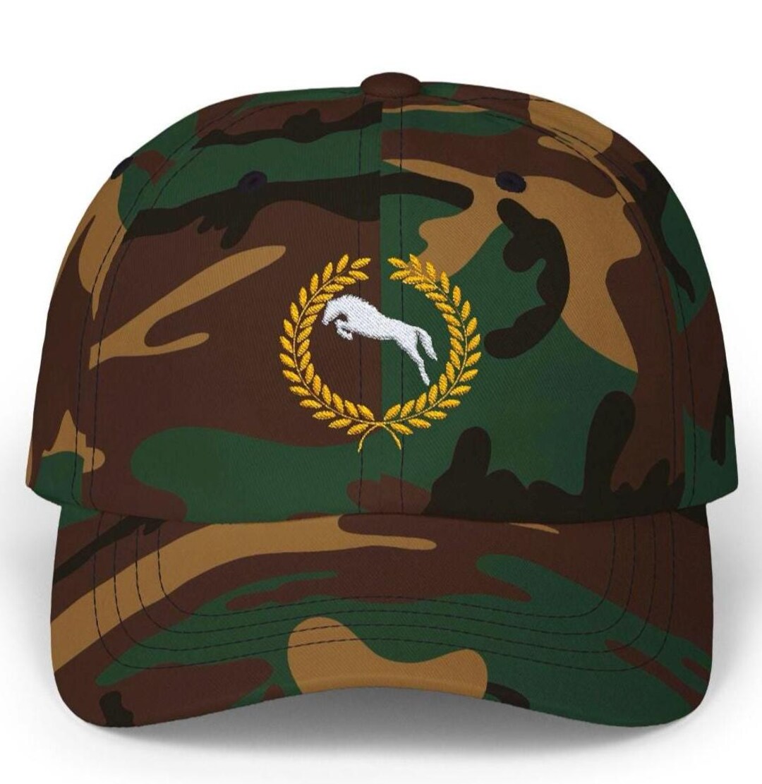 Embroidered Horse Baseball Cap, Equestrian Hat, Jumping Horse Baseball ...