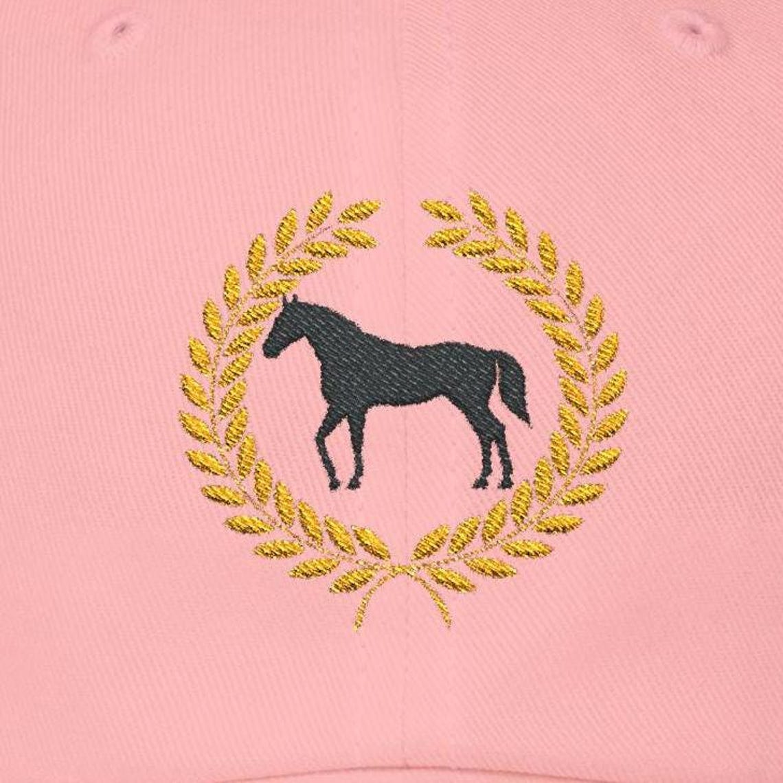 Embroidered Standing Horse Baseball Cap, Equestrian Baseball Hat, Horse ...